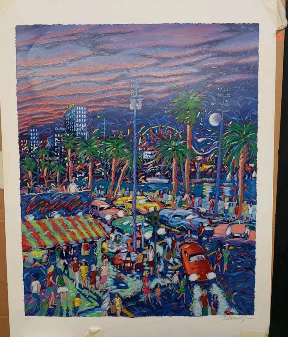"Down by the Boardwalk" by James Talmadge Artist's Proof 32" x 41" | V ...