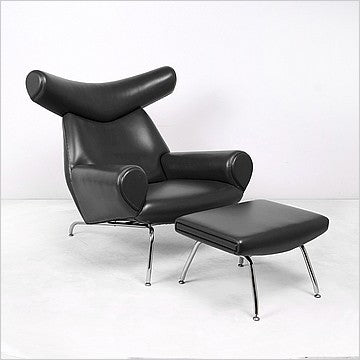 (AS IS) Italian Bull Ox Lounge Chair 22" L x 20" W x 18" H – Tacoma ...