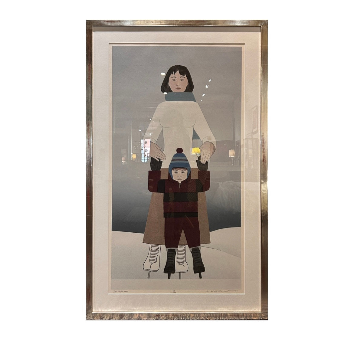 "The Skaters" by William Barnett Print 1994 31.5" x 51.75" – Tacoma ...