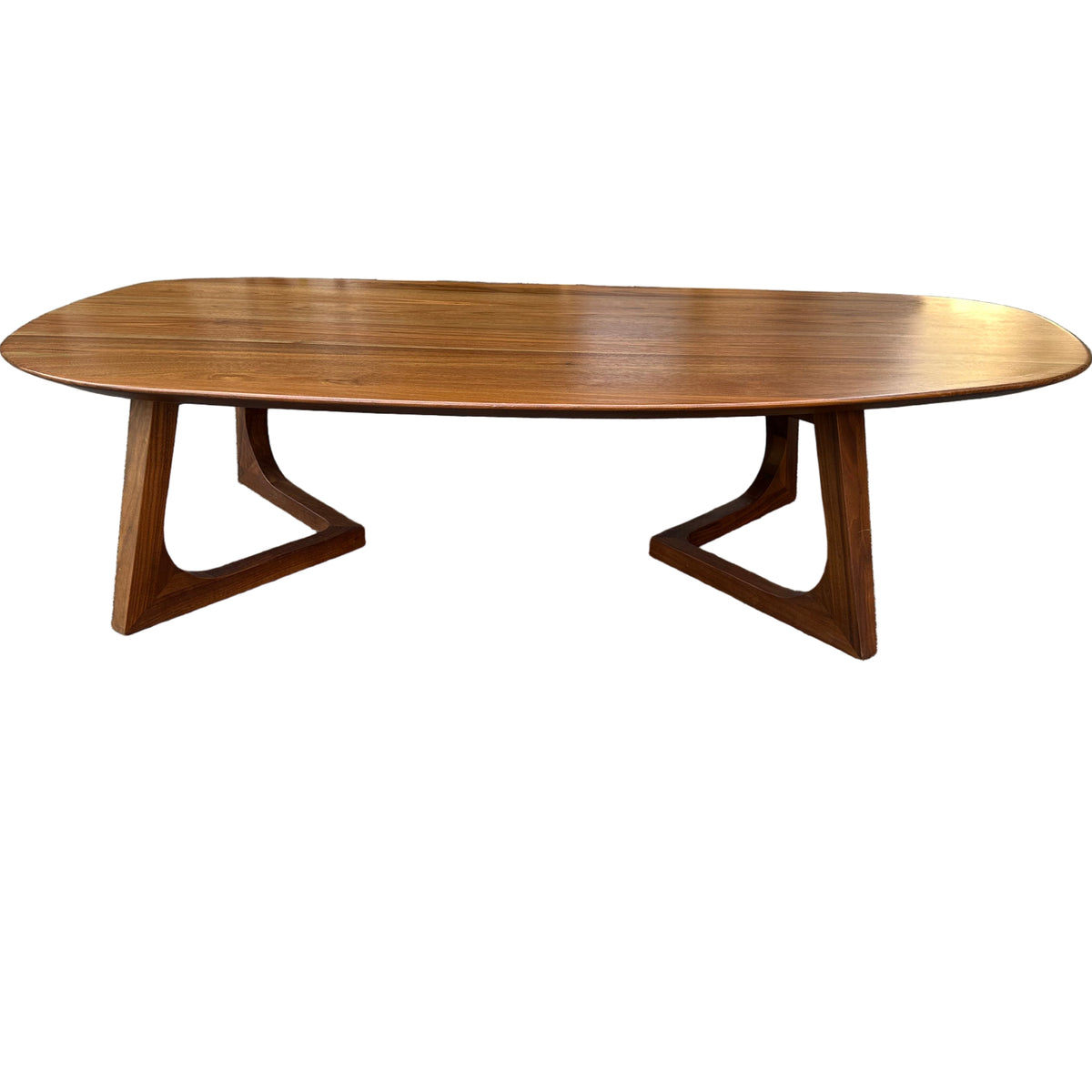 Dania Cress Modern Walnut Coffee Table 53" W x 30" D x 13" H – Tacoma ...